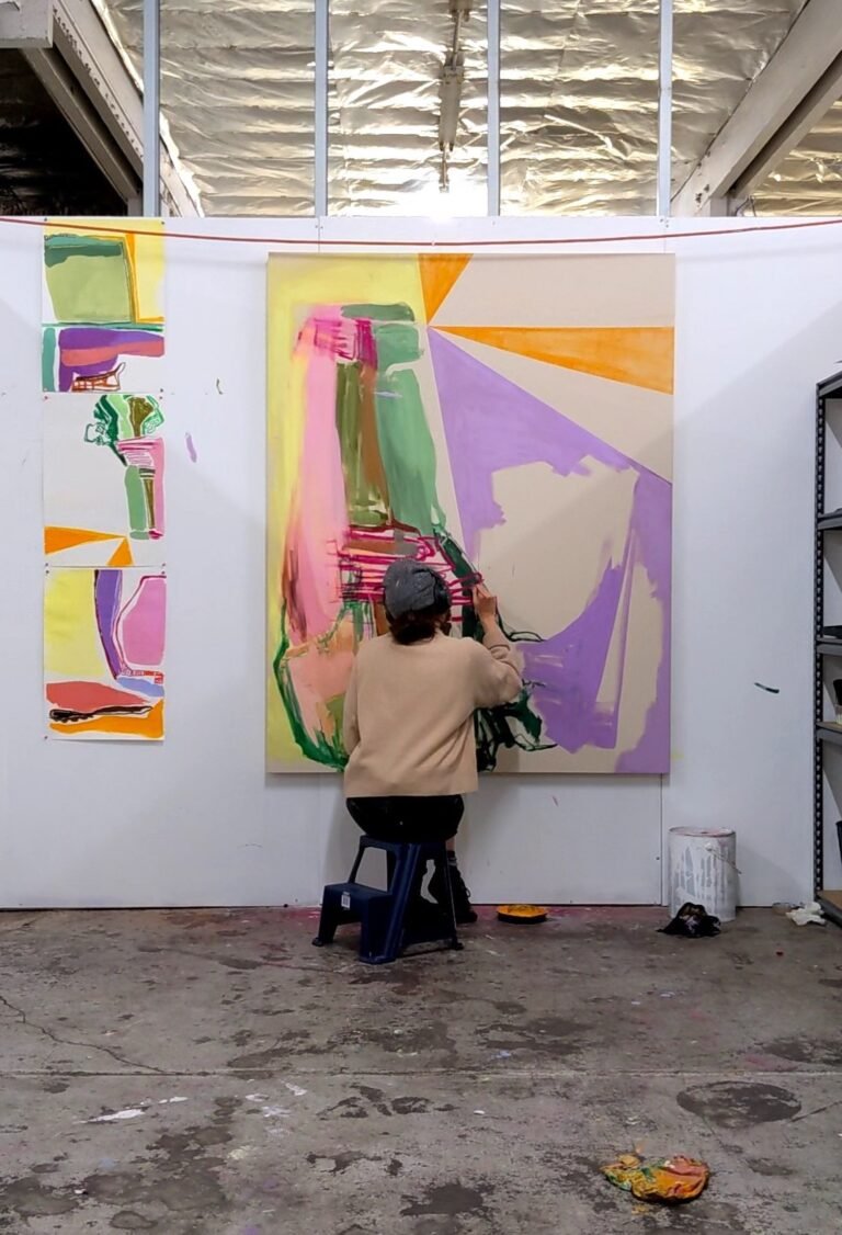 Original modern paintings by London abstract artist Kate Dolan.