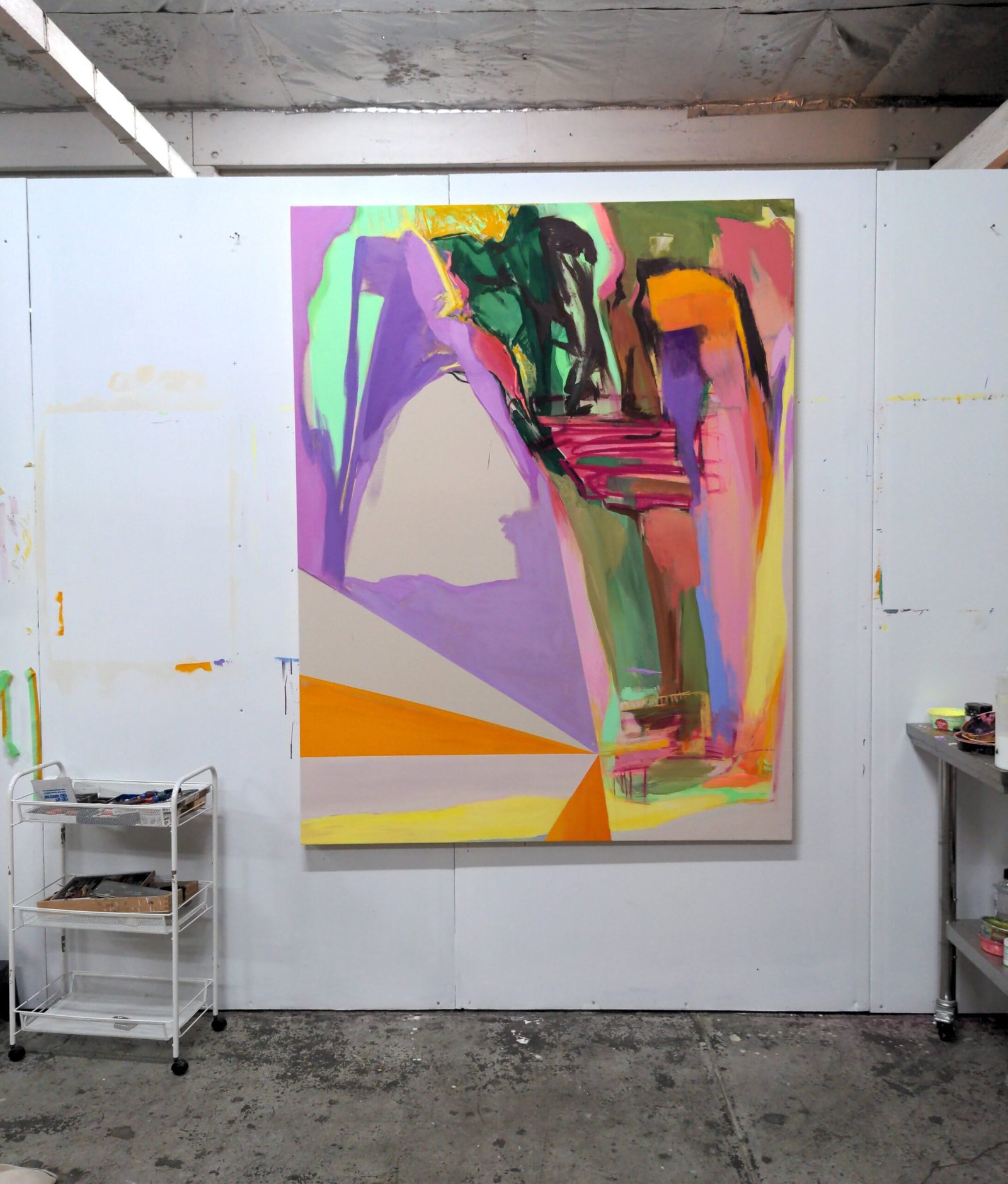 Original modern paintings by London abstract artist Kate Dolan.